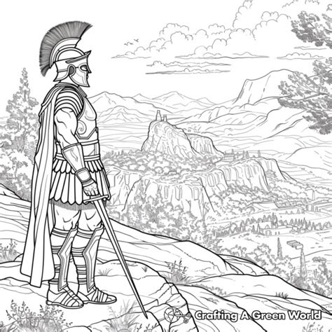 Spartan Coloring Pages Free And Printable