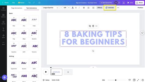 How To Create An Animated Intro For Your Youtube Videos In Canva Easy — Big Cat Creative