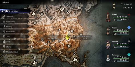 Octopath Traveler Map Symbols Explained
