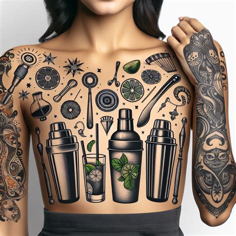 Cocktail Waitress Tattoos