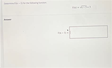 Determine Fx 1 ﻿for The Following