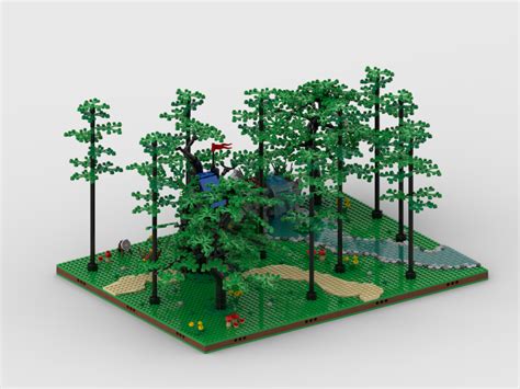 Moc Display For Set 40567 Forest Hideout How To Build It