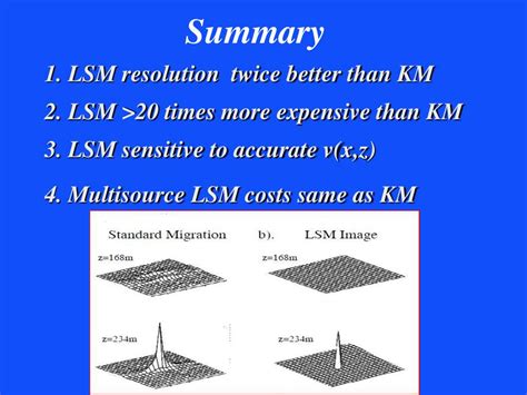 Ppt Least Squares Migration Powerpoint Presentation Free Download