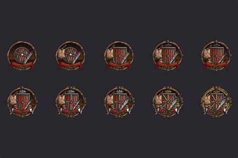 Free Game Achievement Vector Icons By Free Game Assets Gui Sprite Tilesets