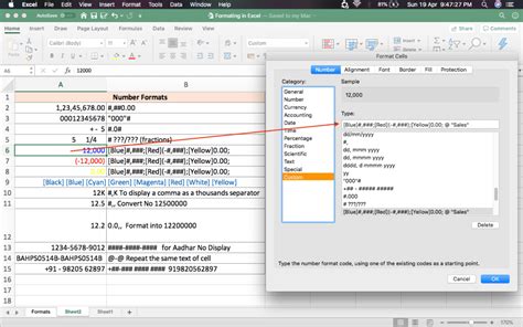 Number Formats In Excel Tejash Shah