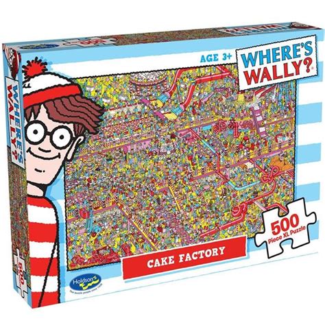 Holdson Puzzle Wheres Wally 500xl Pc Cake Factory Holdson Limited Nz