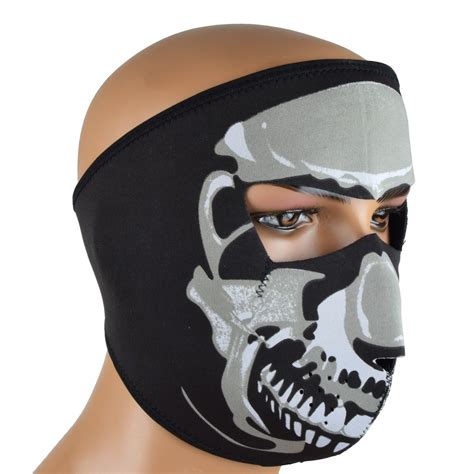 Royal Neoprene Skull Mask Black Kr012 Jolly Softair