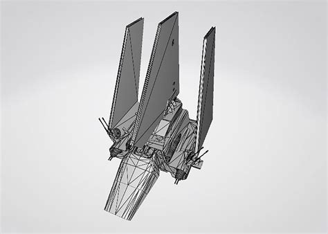 Imperial Lambda Shuttle 3d Model By Tan Wan Lin Breda
