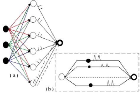 A Spiking Neural Network Architecture B Multiple Synapses Download Scientific Diagram