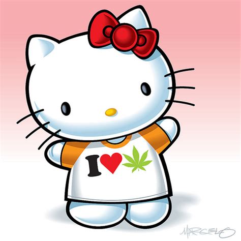 Tumblr Hello Kitty Weed