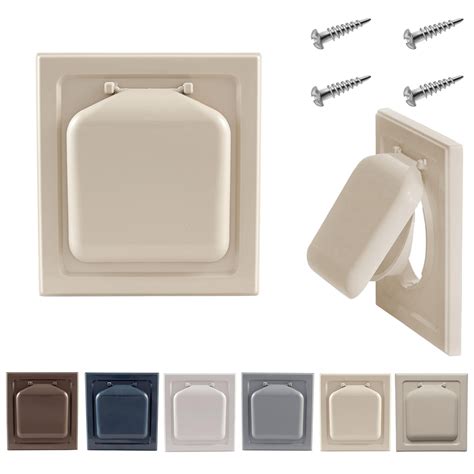 No Pest Vent 4 Inch Dryer Vent Cover Dual Door Outdoor Made In Usa