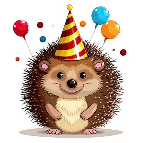 Ежик на белом фоне Премиум векторы