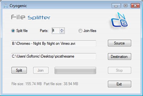 cryogenic filesplitter download