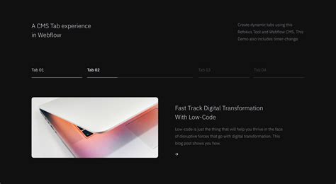 How To Add Cms Tabs In Webflow