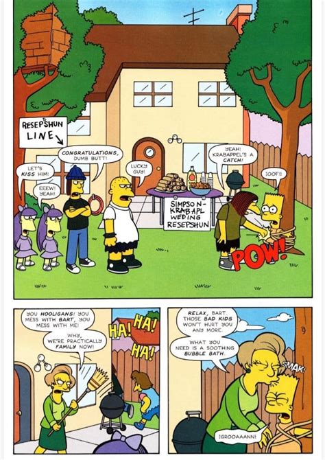 Edna Kissing Bart Simpsons Comic Presents Bart By Hyuseft On Deviantart