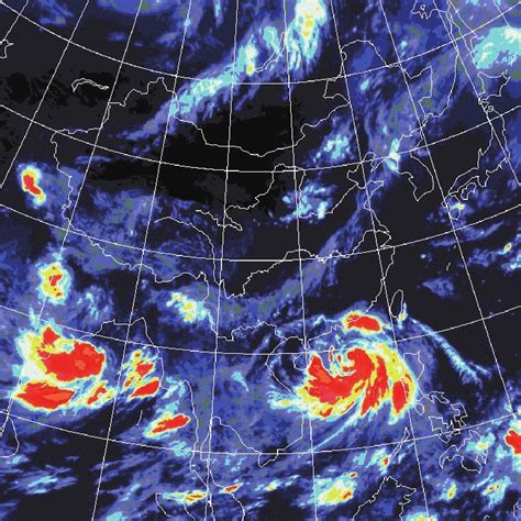 卫星地震遥感监测预报和云图分析 挂云帆