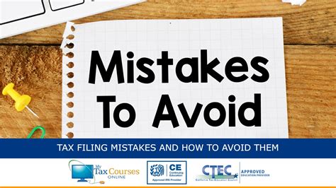Tax Filing Mistakes And How To Avoid Them Blog