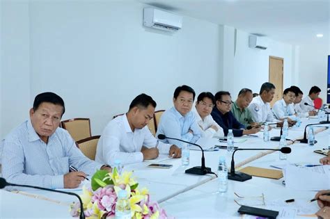 កិច្ចប្រជុំគណៈកម្មការអន្តរក្រសួងត្រៀមរៀបចំពិធីប្រសិទ្ធនាមឈ្មោះផ្លូវ មហាវិថី ស៊ី ជីនពីង