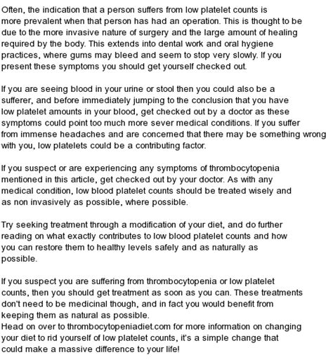 Boost Low Platelets Platelet Count Low At