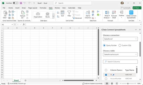 Access Live Dynamics 365 Business Central Data In Excel Desktop
