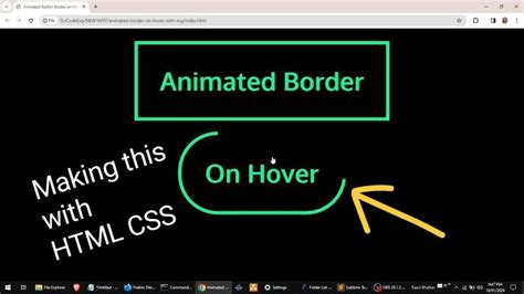 Raavi Bhatkar On Linkedin Elevating Web Buttons With Creative Animation Animated Button Border