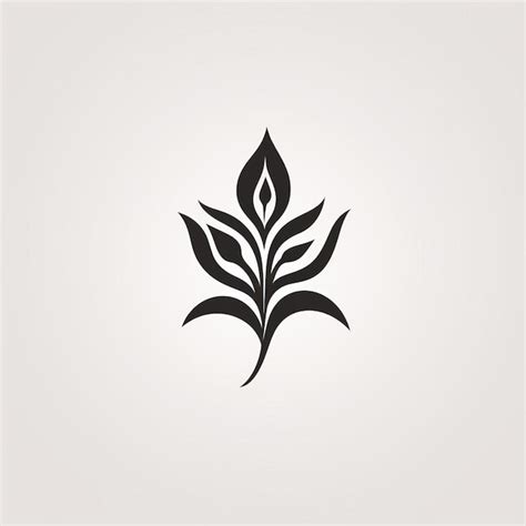 24000 Black Leaf Design Logo Pictures