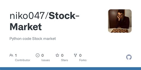 Github Niko Stock Market Python Code Stock Market
