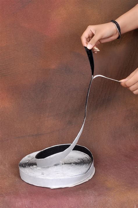 JONSON Single Sided Gummed Velcro Hook Loop Size Inch Mtr Rs Roll ID