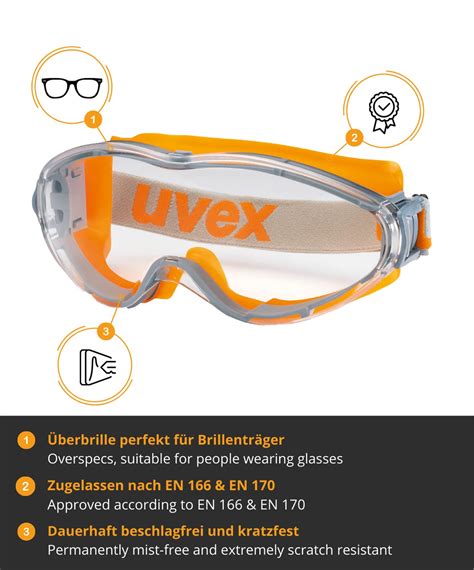 Uvex Ultravision Safety Goggles 2