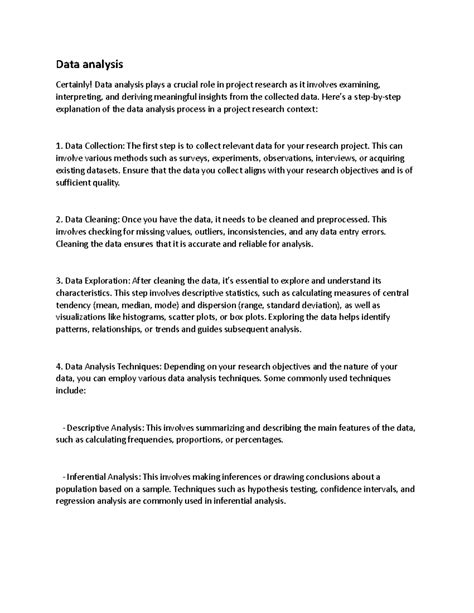 Data Analysis Heres A Step By Step Explanation Of The Data Analysis