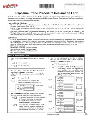 Fillable Online Griffith Edu EPP Form V Indd Griffith Edu Fax Email Print PdfFiller