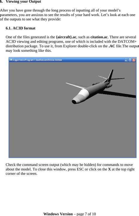 Datcominstallandusersguidemaster Datcom Install And Users Guide Windows