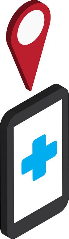 스마트폰과 병원 그림 3d 아이소메트릭 스타일 개념에 대한 스톡 벡터 아트 및 기타 이미지 개념 개념과 주제 건강관리와 의술 Istock