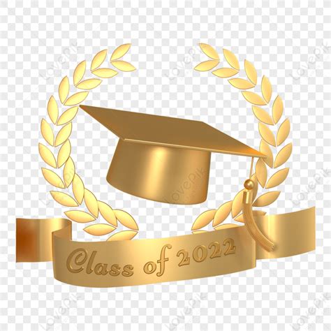 졸업 시즌 2022 황금 학사 모자 밀 일러스트 귀금색배우다 Png 일러스트 무료 다운로드 Lovepik