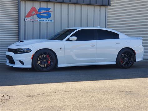 2016 Dodge Charger Srt Hellcat White Black American Supercars