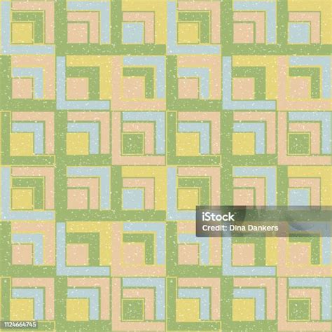 사각형 및 선 배경입니다 벡터 간단한 기하학적 형태와 파스텔 컬러로 완벽 한 패턴입니다 0명에 대한 스톡 벡터 아트 및 기타