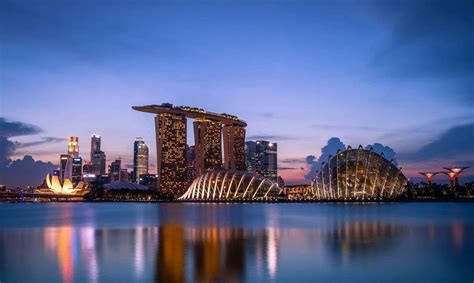 Download Panoramic View Of Singapore Skyline