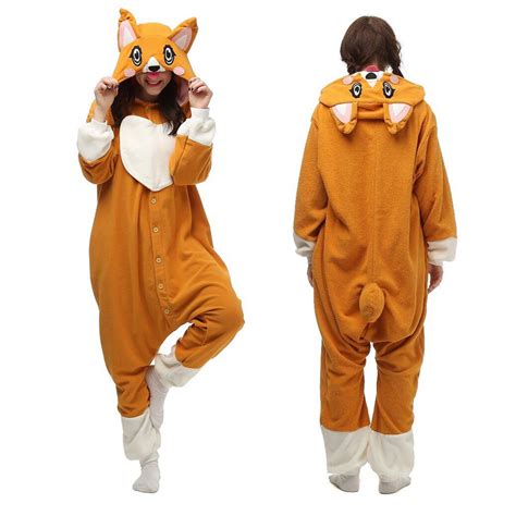 Sonic Tails Costume Onesie For Adults Cosplay Kigurumi Ez Onesie