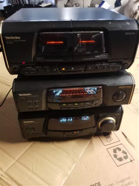 TECHNICS SA EH60 STEREO Tuner Amplifier With SH E60 Stereo Sound Processor Hifi 40 00 PicClick UK