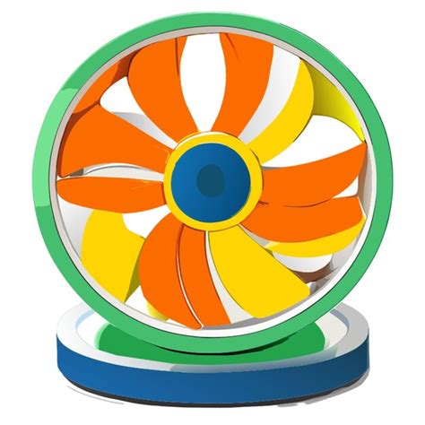 Cooling Fan With Stand Vector Illustration Premium Ai Generated Vector