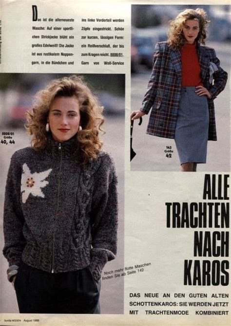 Burda Moden № 8/1988, Немецкое Издание. Фото моделей: Новости магазинов ...