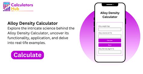 Alloy Density Calculator Mastering The Alloy Density