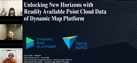 Dynamic Map Platform And Terrasolid Launch Webinar Series Dynamic Map