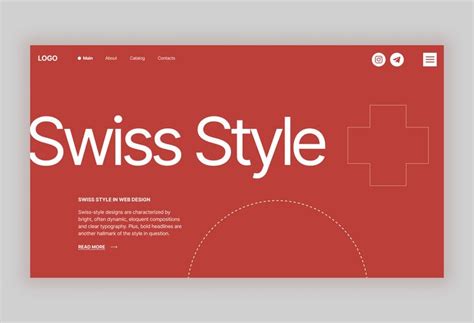Swiss Style Web Design Eloquent Typography And Stunning Color Scheme