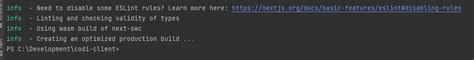Nextjs Next Js Project Does Not Create Optimized Production Build