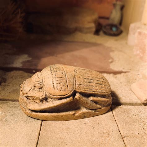 Egyptian Art Museum Replica New Kingdom Heart Scarab Amulet