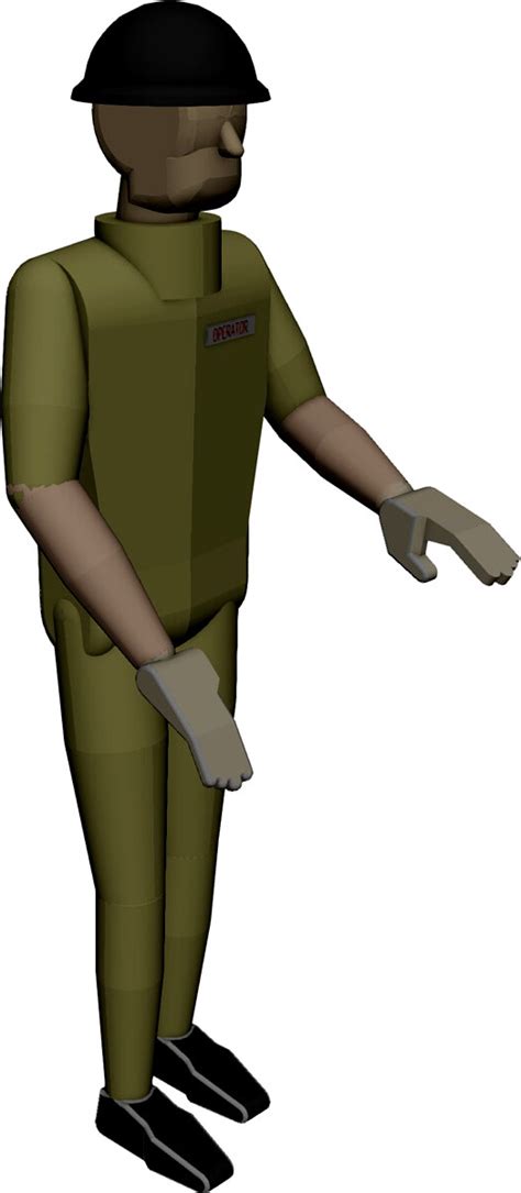 Human Operator 3d Cad Model