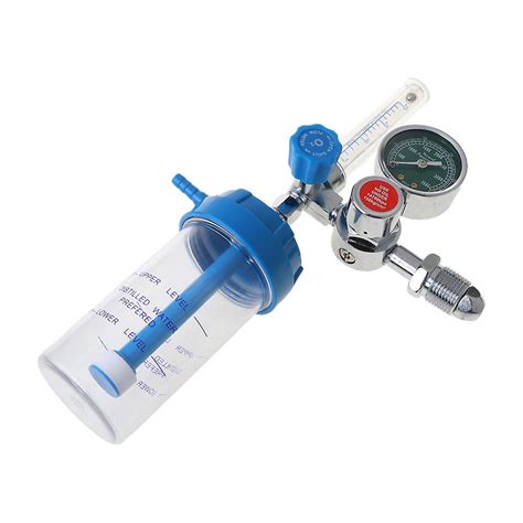 Oxygen Pressure Regulator O2 Pressure Reducer Gauge Meter Flow Gauge
