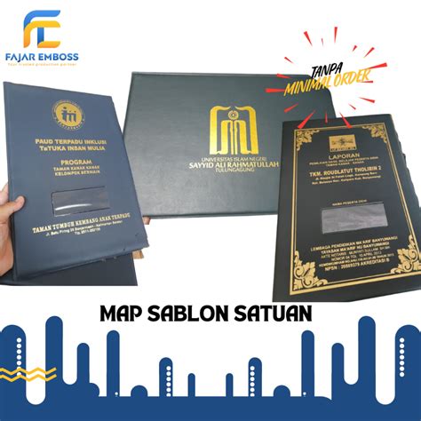 Jual Satuan Map Raport Ijazah Custom Sablon Satuan Shopee Indonesia