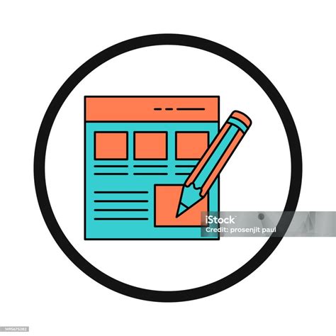 Computer Laptop Website Web Ui Ui User Interface Web Interface Icon Stock Illustration